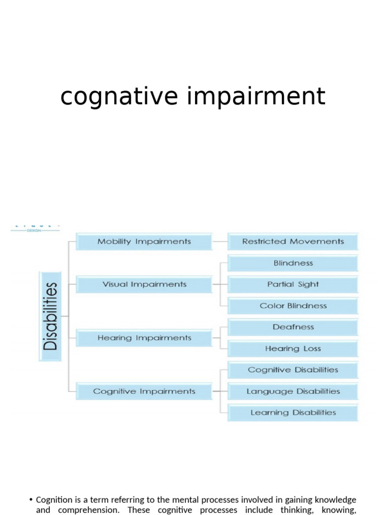 Cognative Impairment | PDF