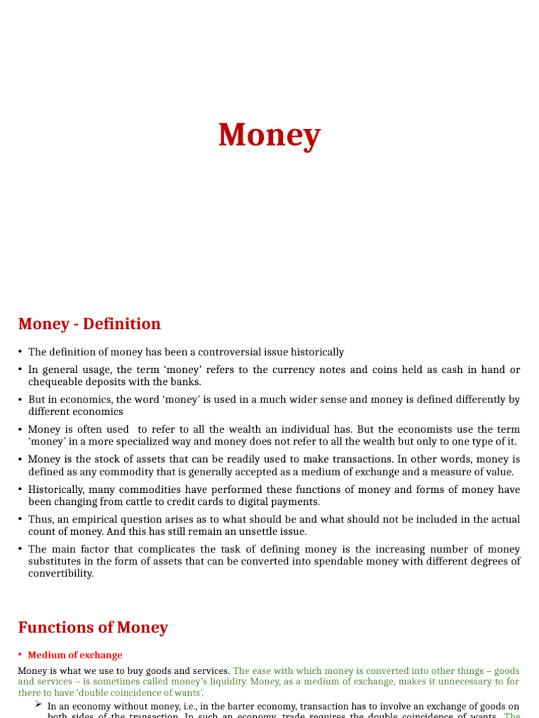 Money | PDF