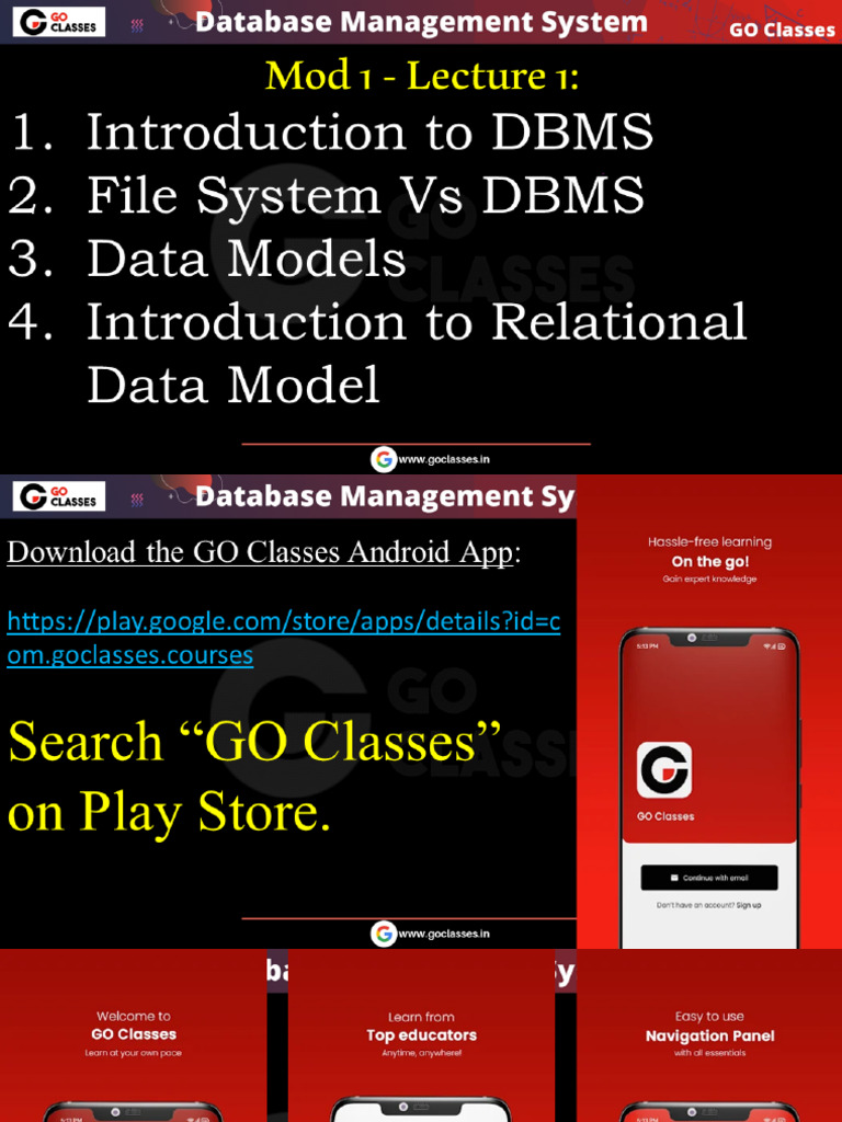 Module 1 - The Relational Model Amp Normalization | PDF