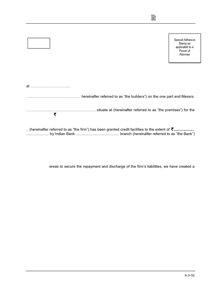 Power of Attorney Doc D63 D122 | PDF