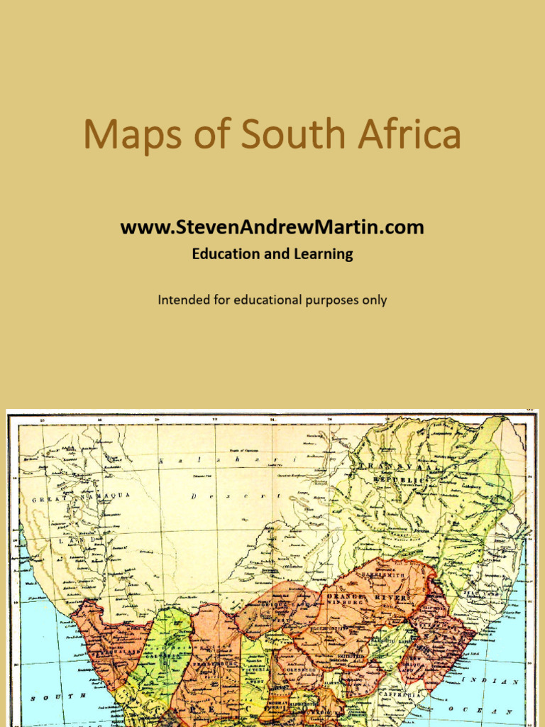 South Africa Maps DR Steven Andrew Martin 7MB 1 | PDF
