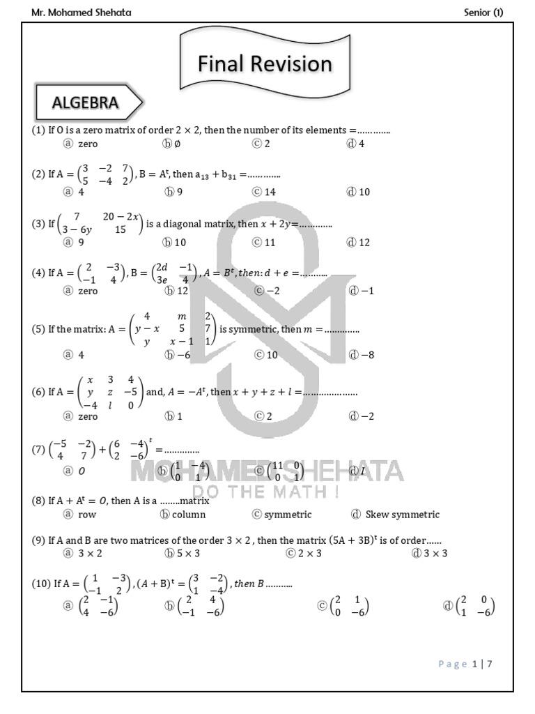 Final Revision | PDF