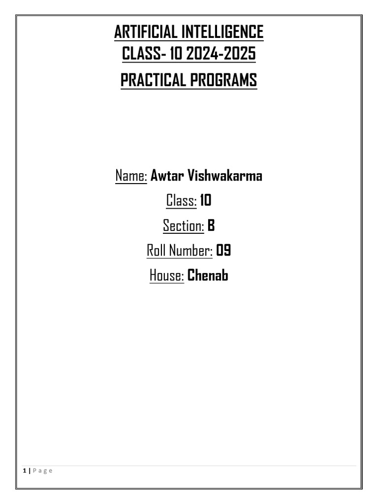 Artificial Intelligence Pdf