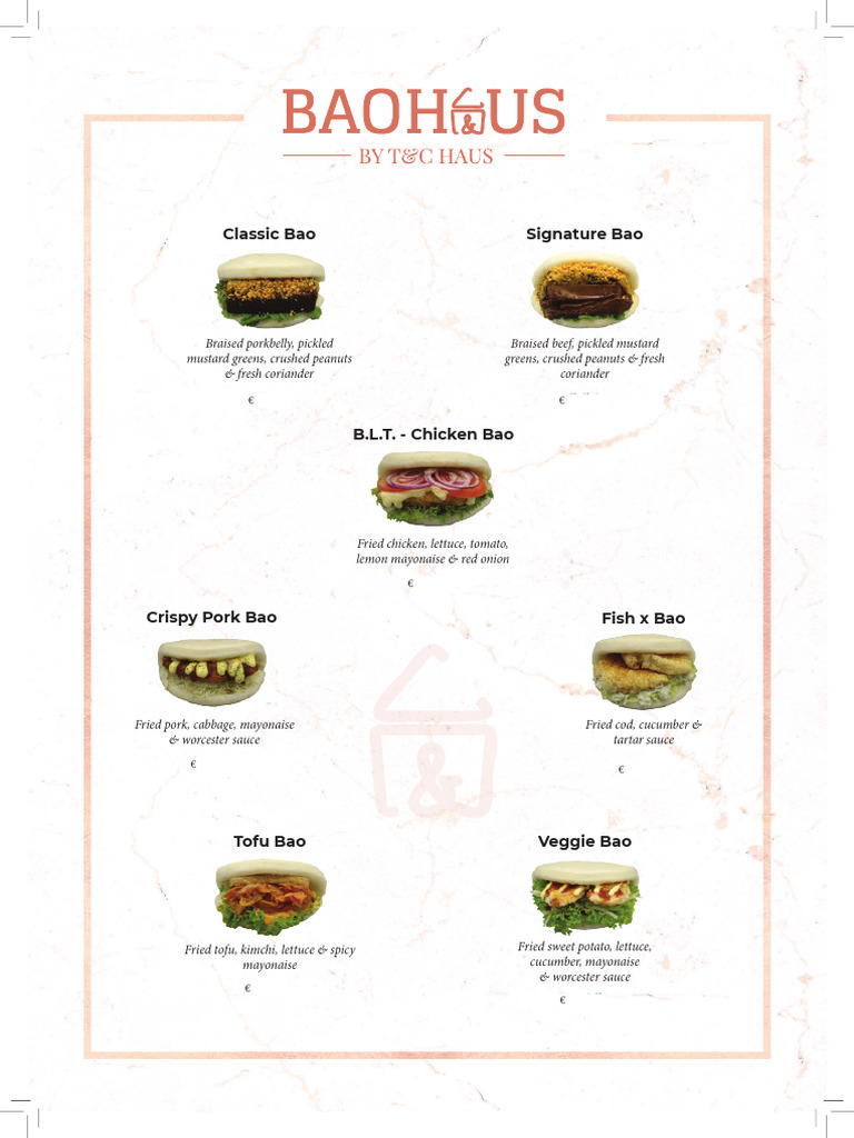 Baohaus Menu 1 | PDF