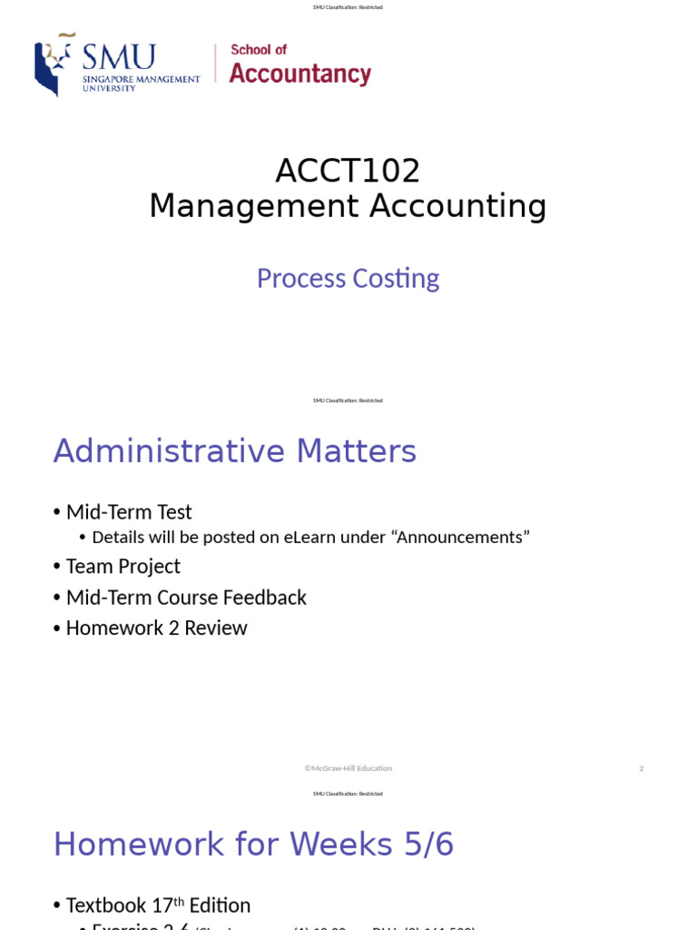 Week 6 (Process Costing) | PDF