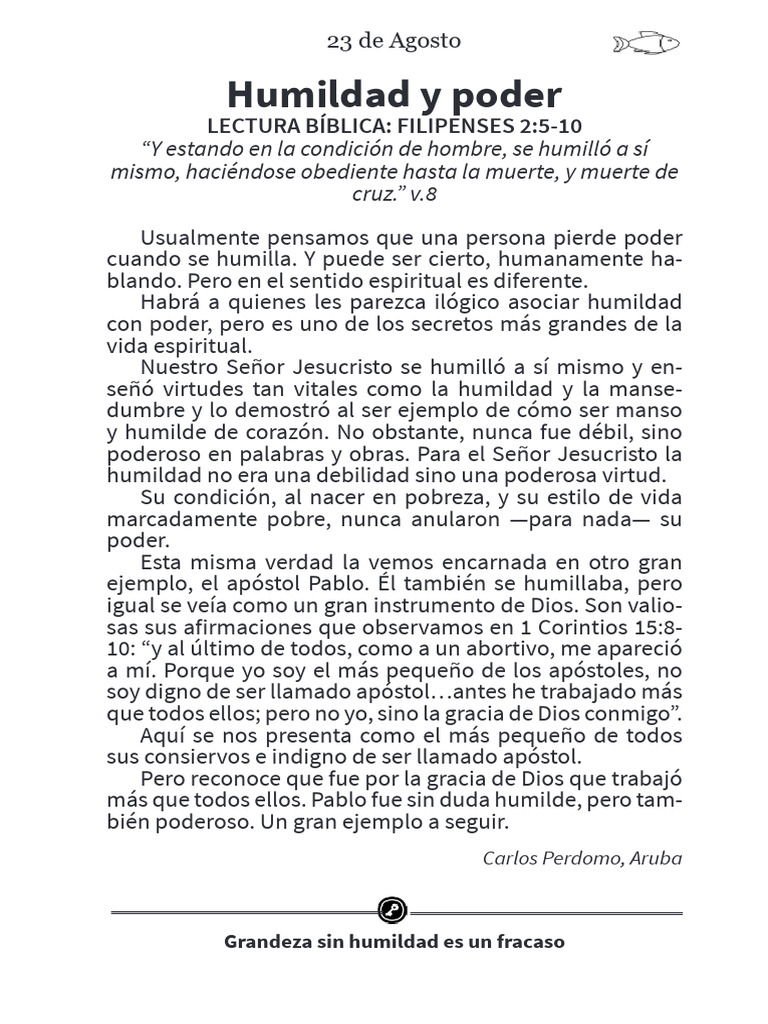 Humildad y Poder | PDF