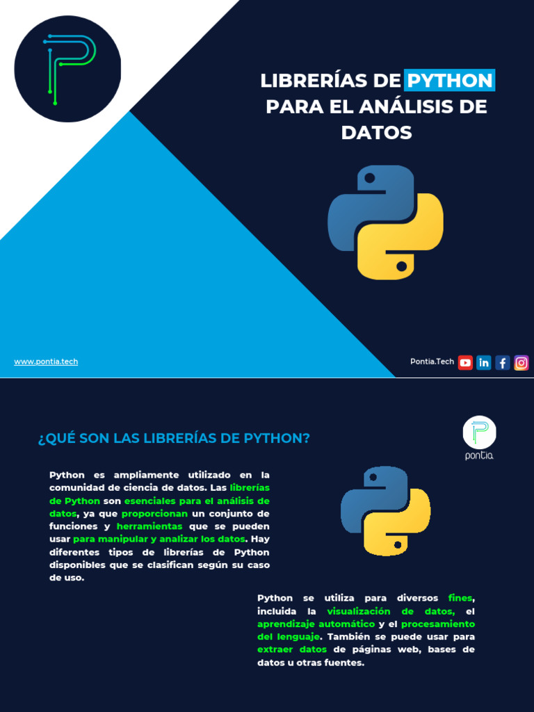 Librerias de Python para El Analisis de Datos | PDF