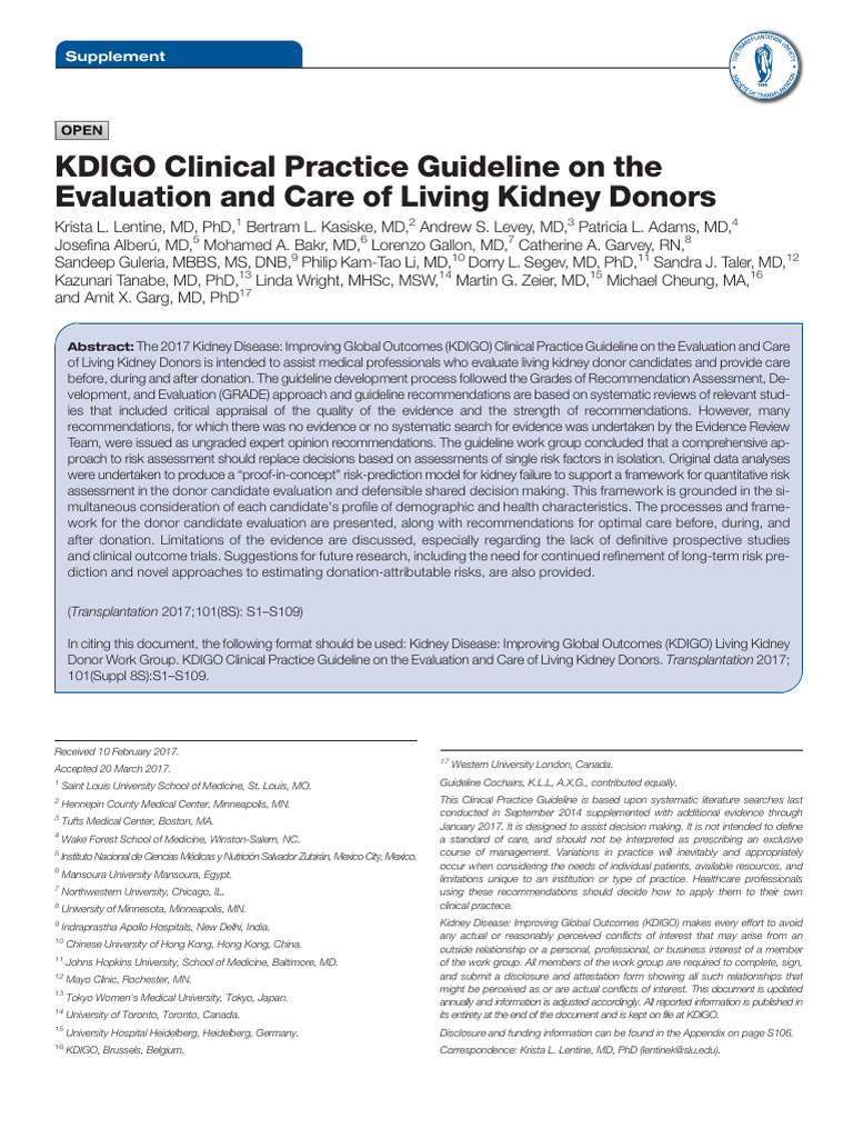 Kdigo Clinical Practice Guideline On The.6 | PDF Kdigo Clinical Practice Guideline On The.6 | PDF