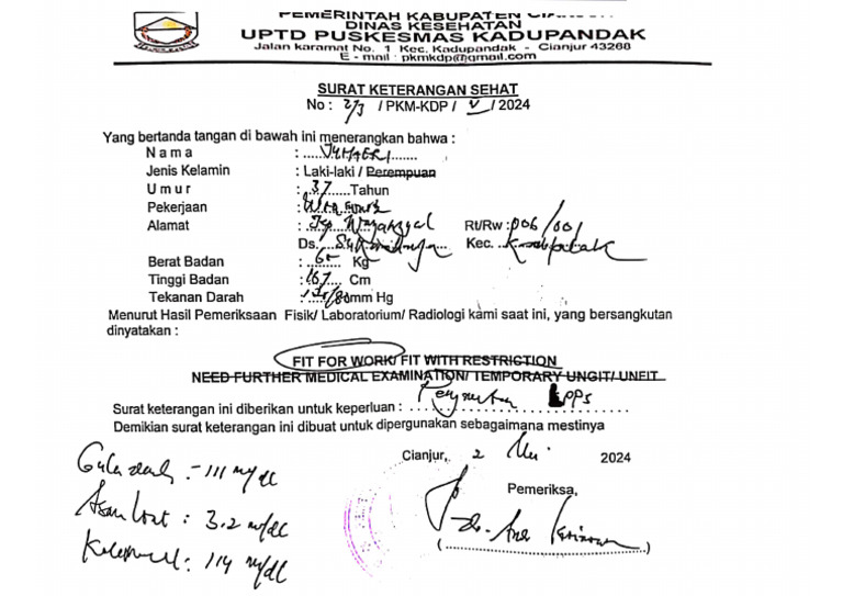 Suarat Sahat Pps JHR | PDF