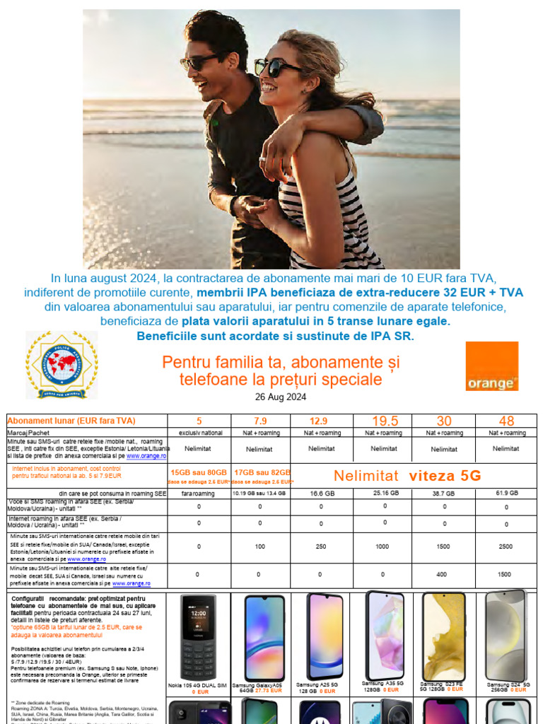 Oferta Voce Si Telefoane Orange IPA - 26 Aug 2024 | PDF