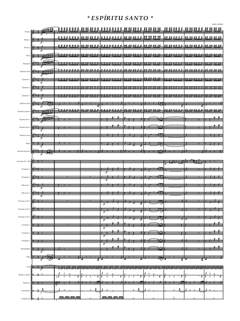 Marcha Redención - Partitura Completa | PDF