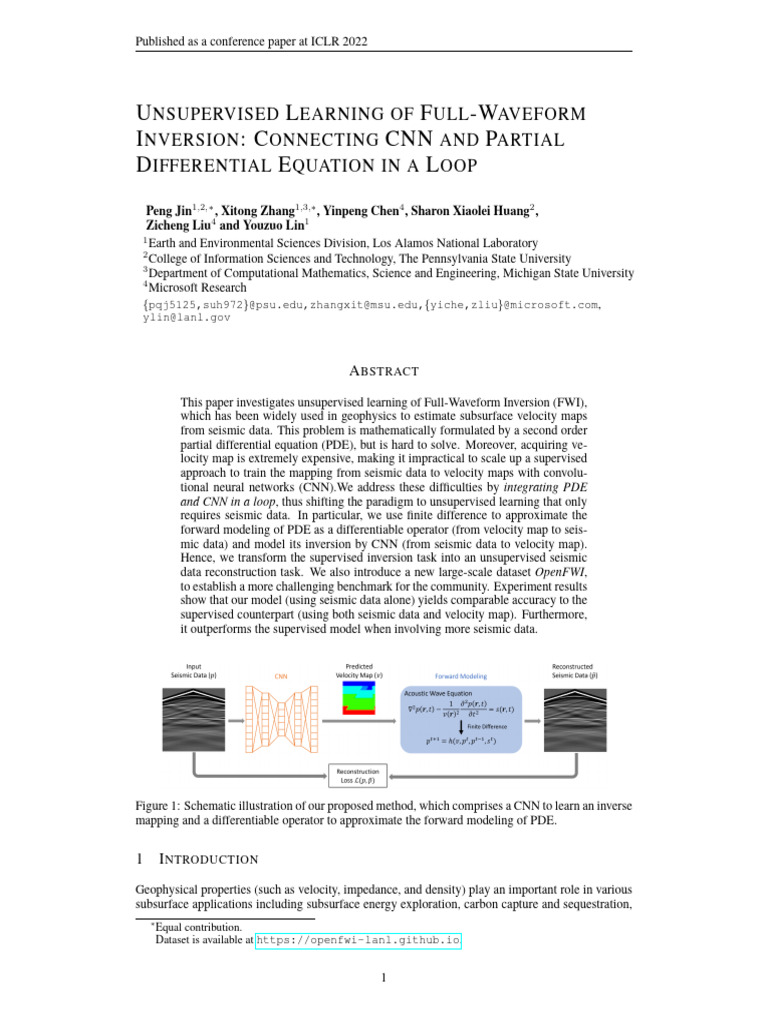 2030 Unsupervised Learning of Full | PDF