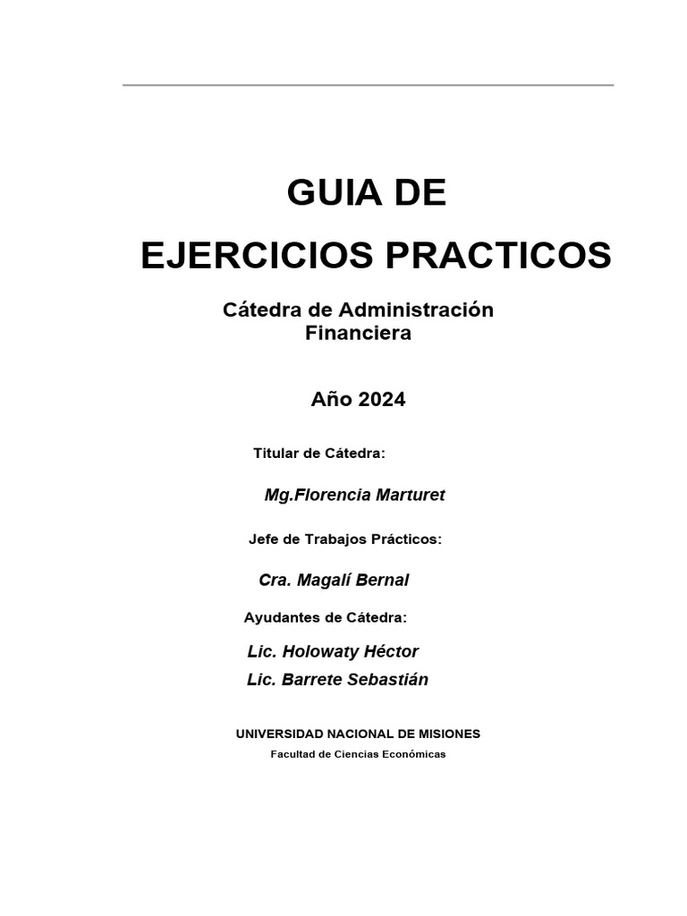 Unidad 2 Ejercicios | PDF