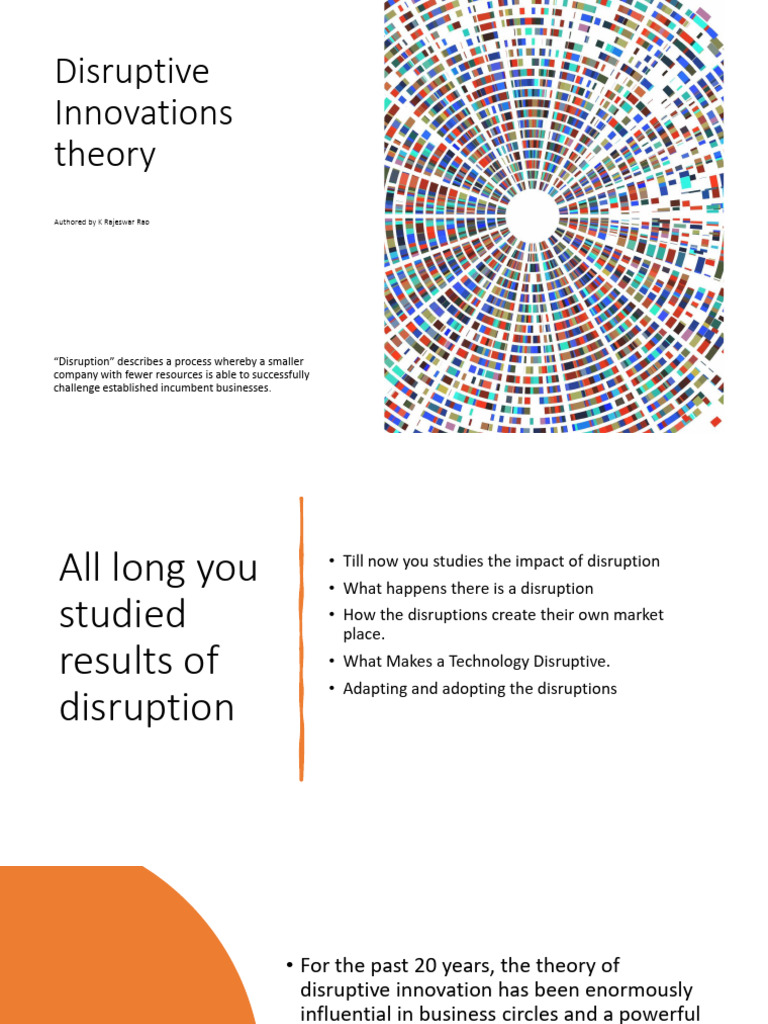 Disruptive Innovation Theory | PDF