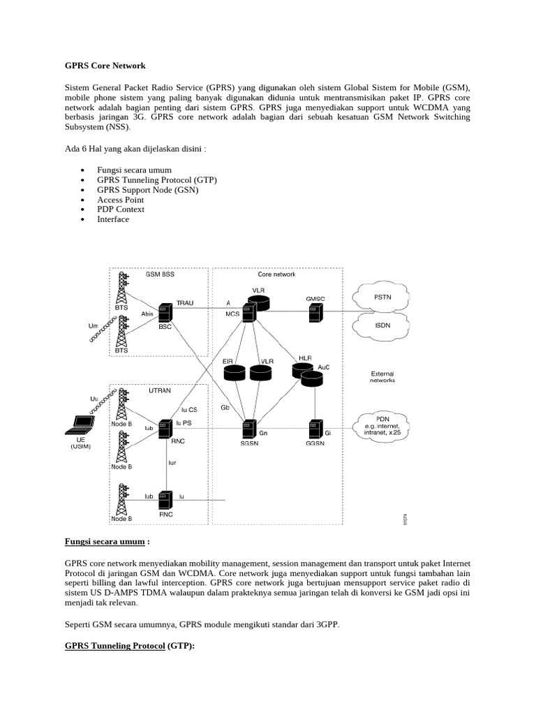GPRS Core Network | PDF