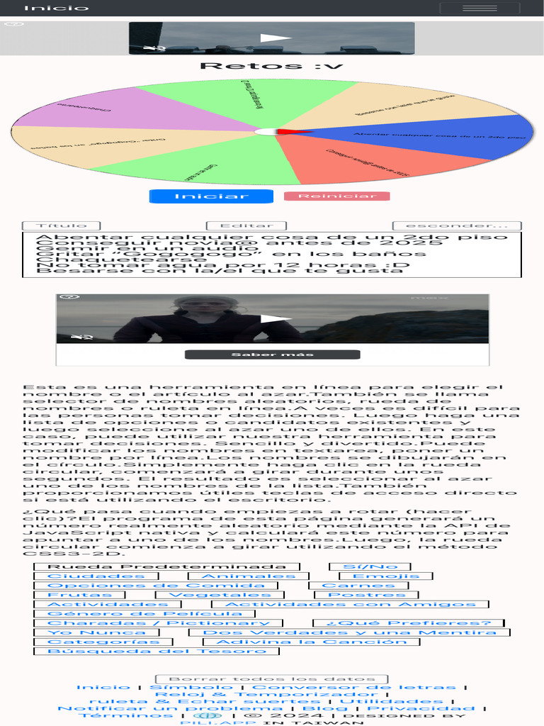 La Ruleta Aleatoria XD | PDF
