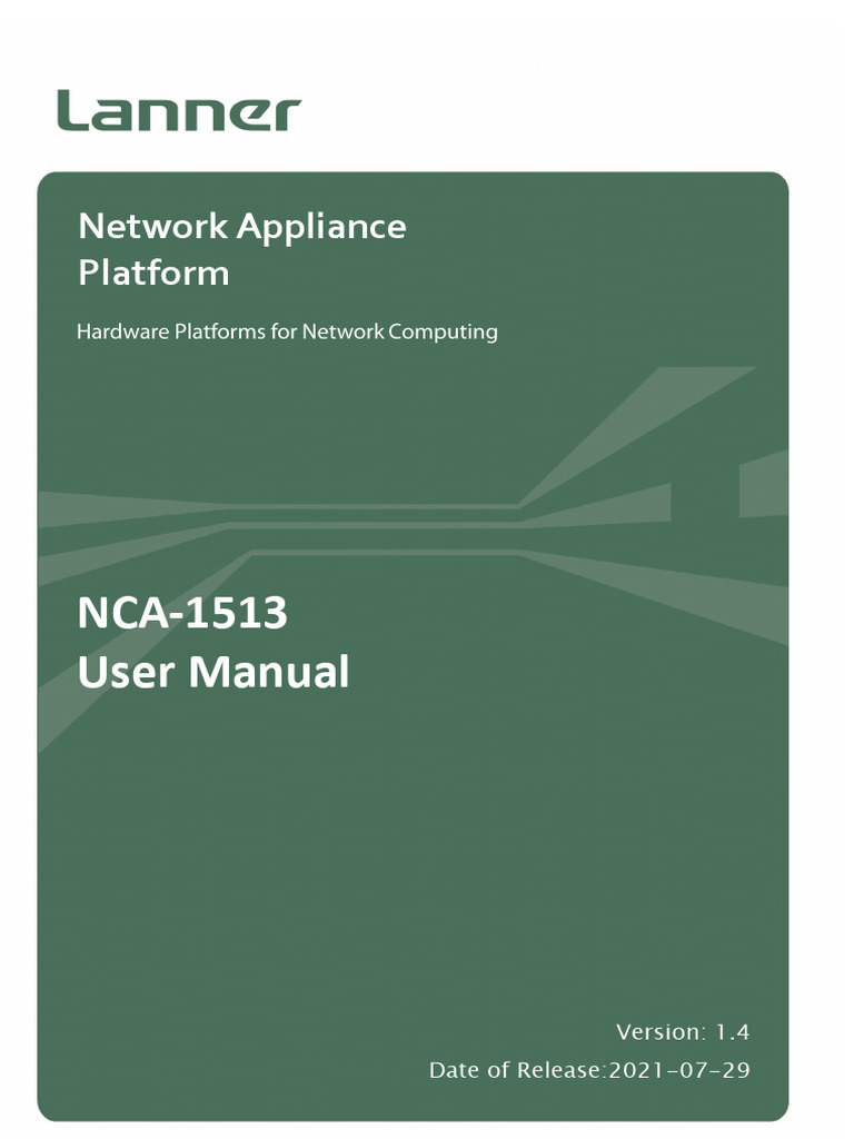 NCA 1513 User Manual v1.4 | PDF