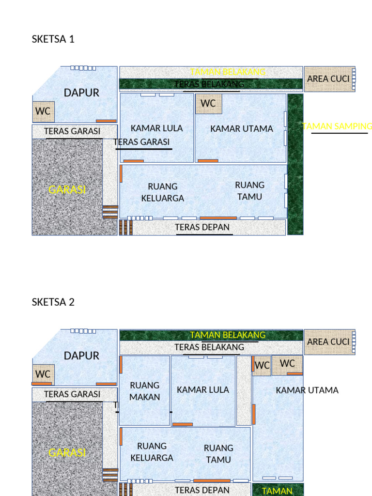 Sket Rumah 1 | PDF