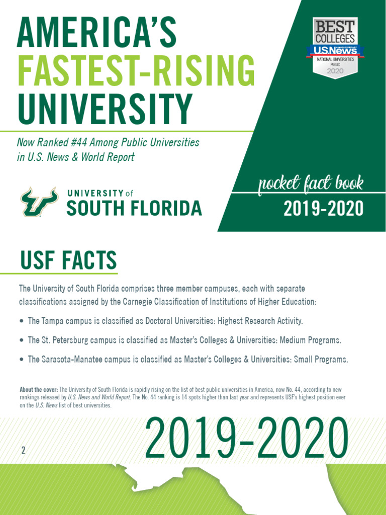 Usf System Facts 2019 20 | PDF