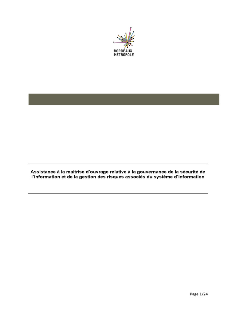 04-CCTP Gouv SSI 2024 V2 | PDF