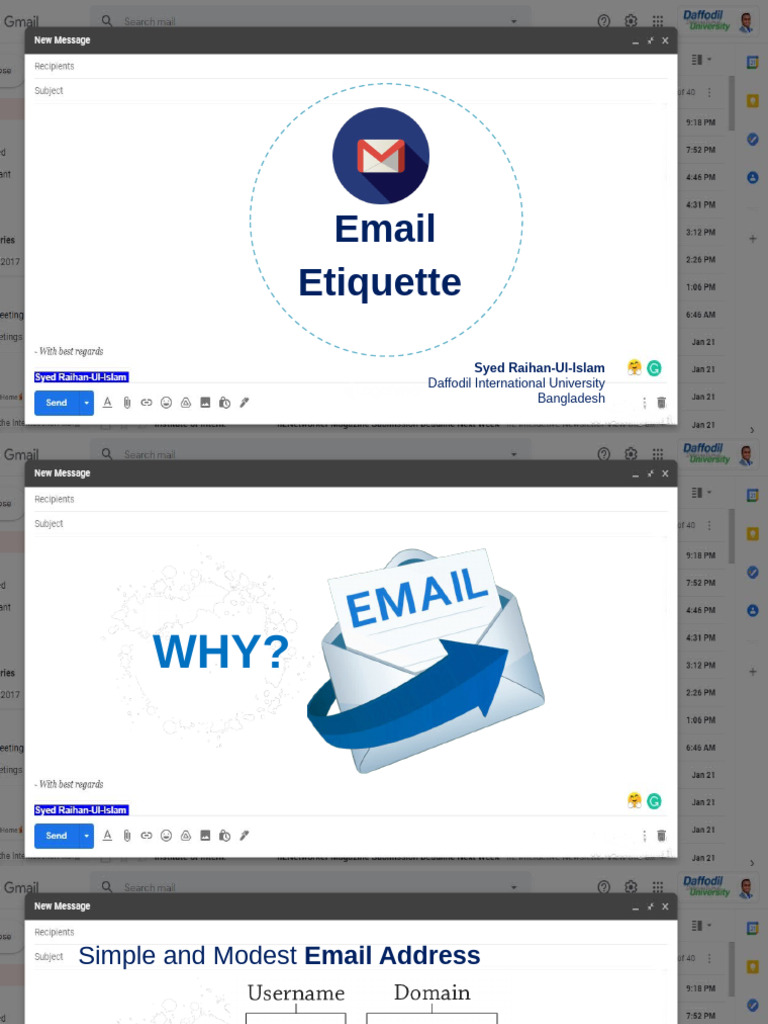 Email Etiquette | PDF