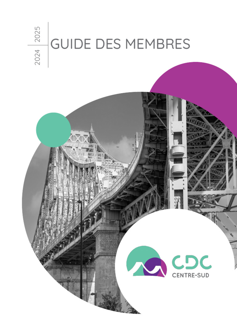 Guide - Membre - CDC Centre-Sud - 2024-2025 | PDF