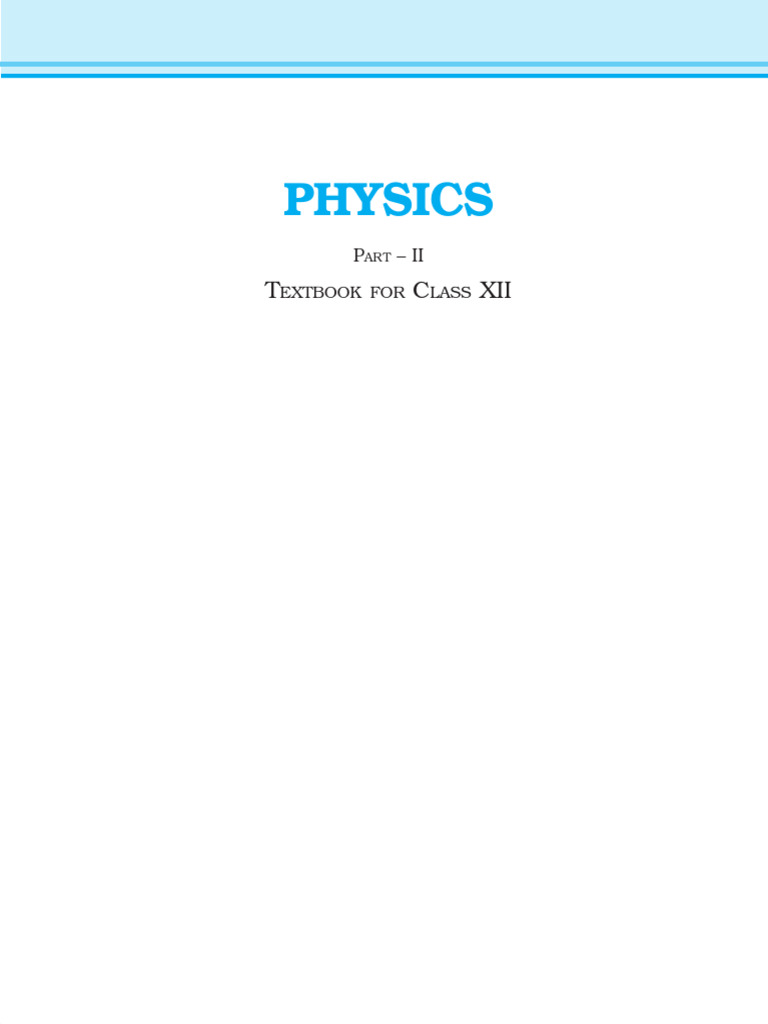 Physics Part-II 2 | PDF