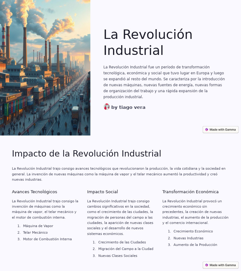 La Revolucion Industrial | PDF