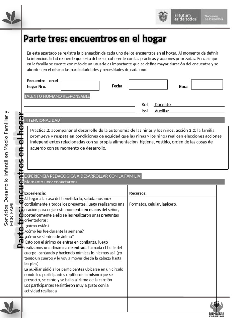 Encuentro en El Hogar | PDF