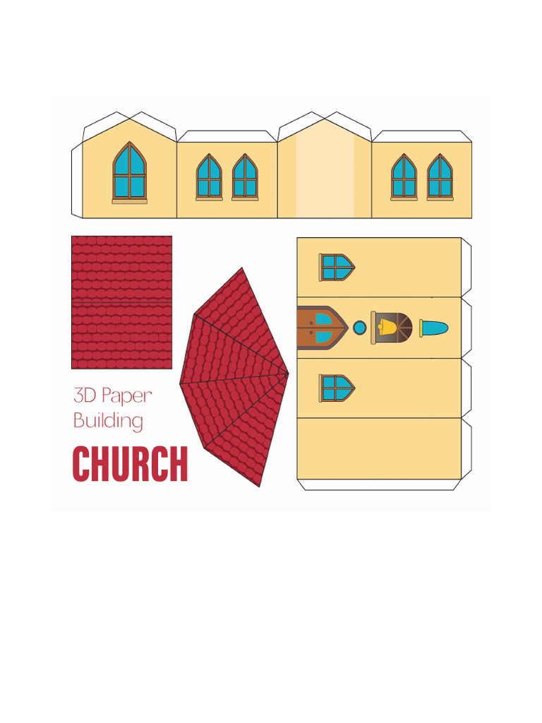 Church Cut Out Template - 378449.png | PDF