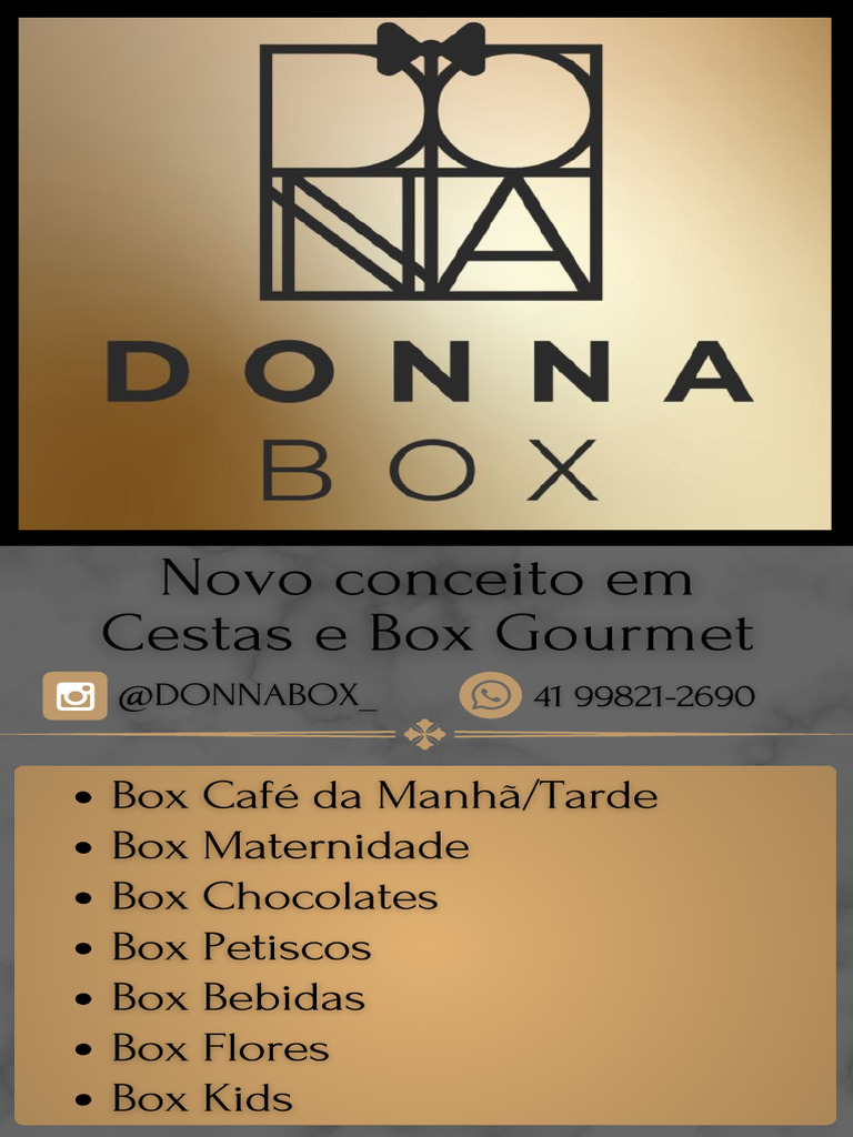 Catálogo Donna Box Gold | PDF