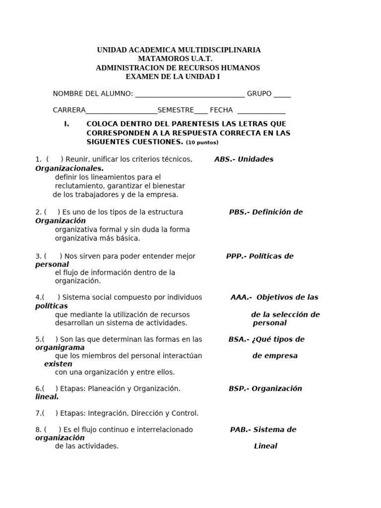 1er Examen Parcial 7b | PDF