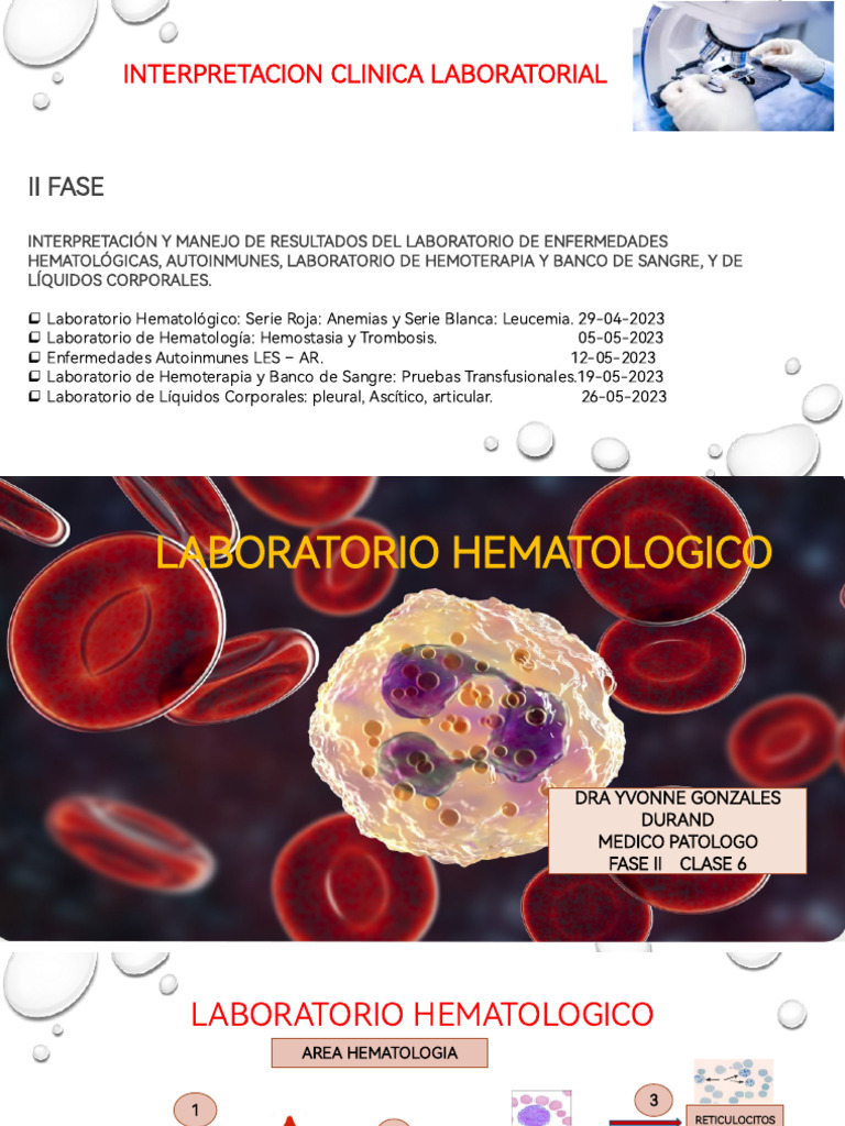 Laboratorio Hematologico | PDF