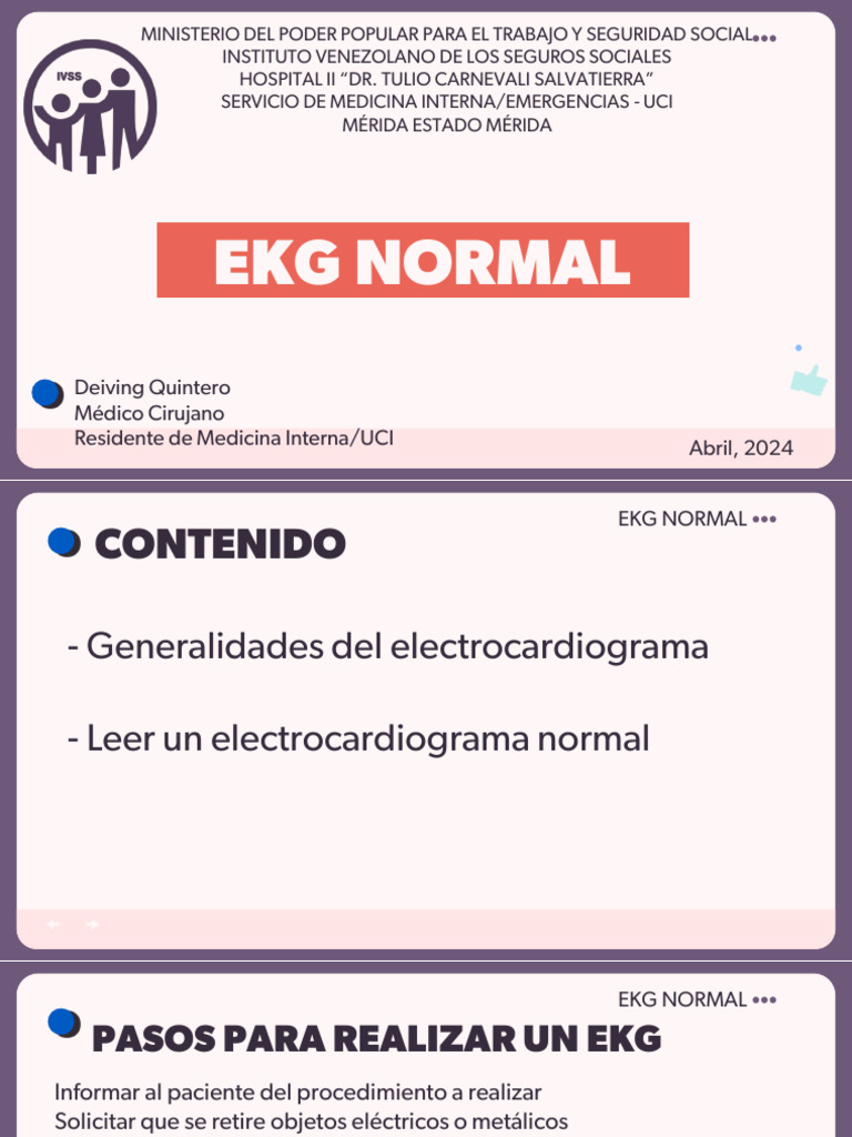 Ekg Normal 1 | PDF