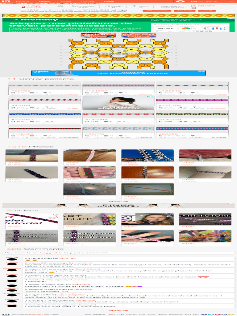 Normal Pattern #150 Variation #256351 BraceletBook | PDF