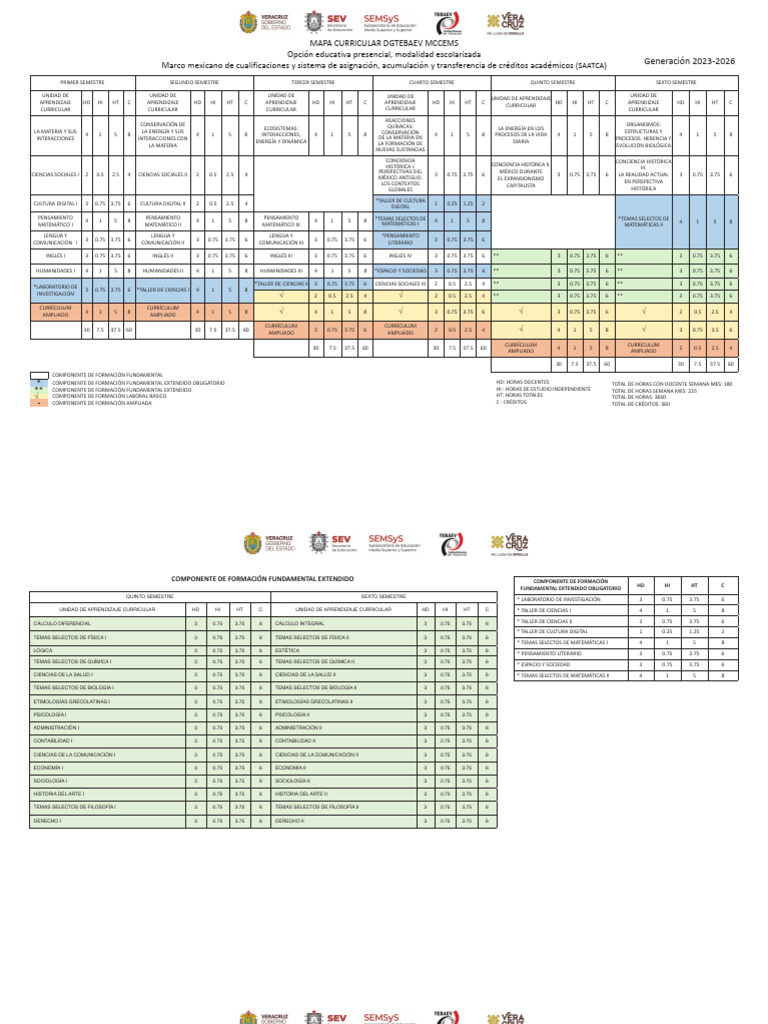 Mapa Curricular Completo para SAE 7 | PDF