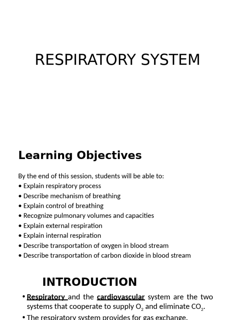Respiratory System NTA L-4 | PDF