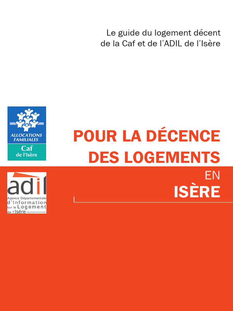 Guide Du Logement Non Decent Adil Caf | PDF
