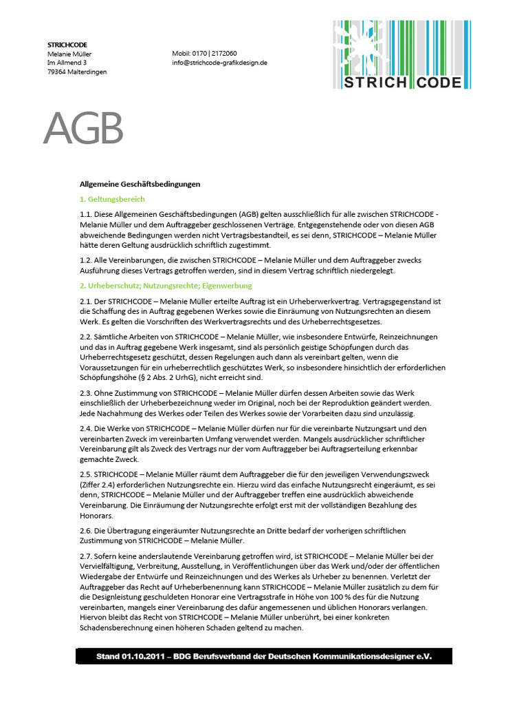 Agb Strichcode | PDF
