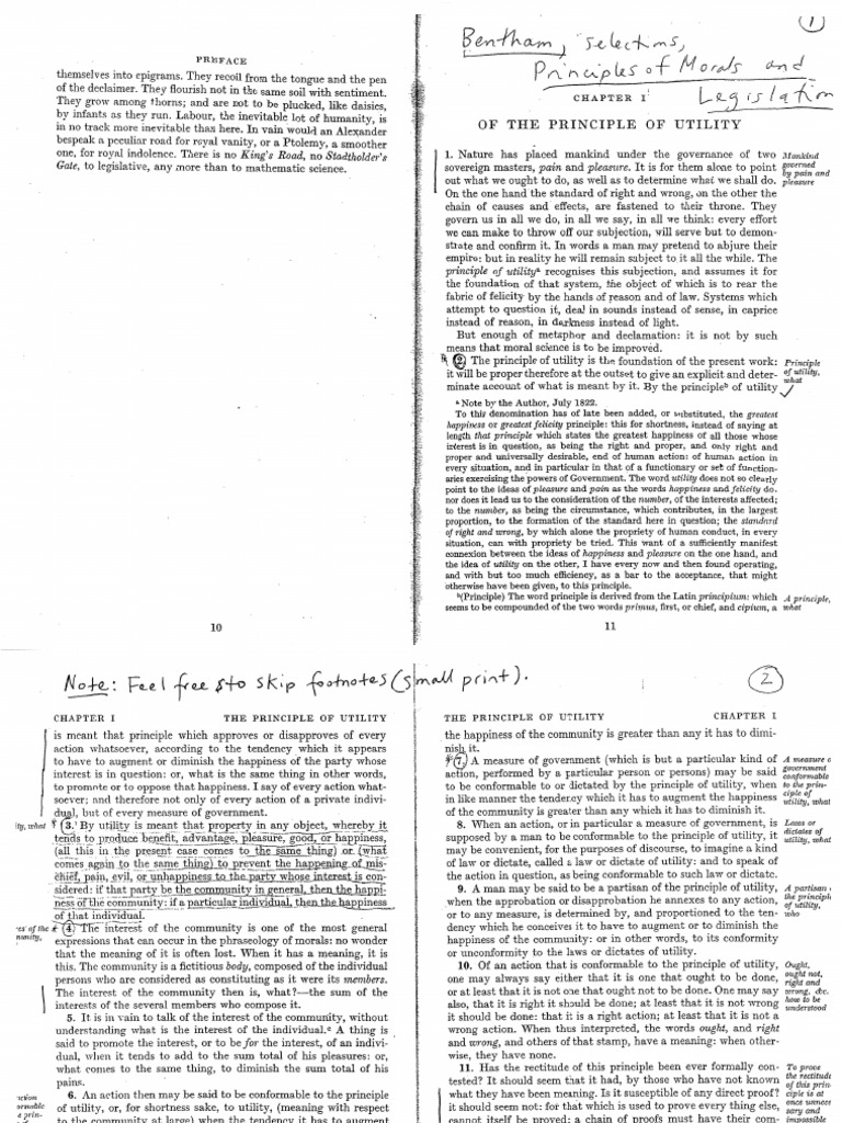 9.3reading Bentham Selections | PDF
