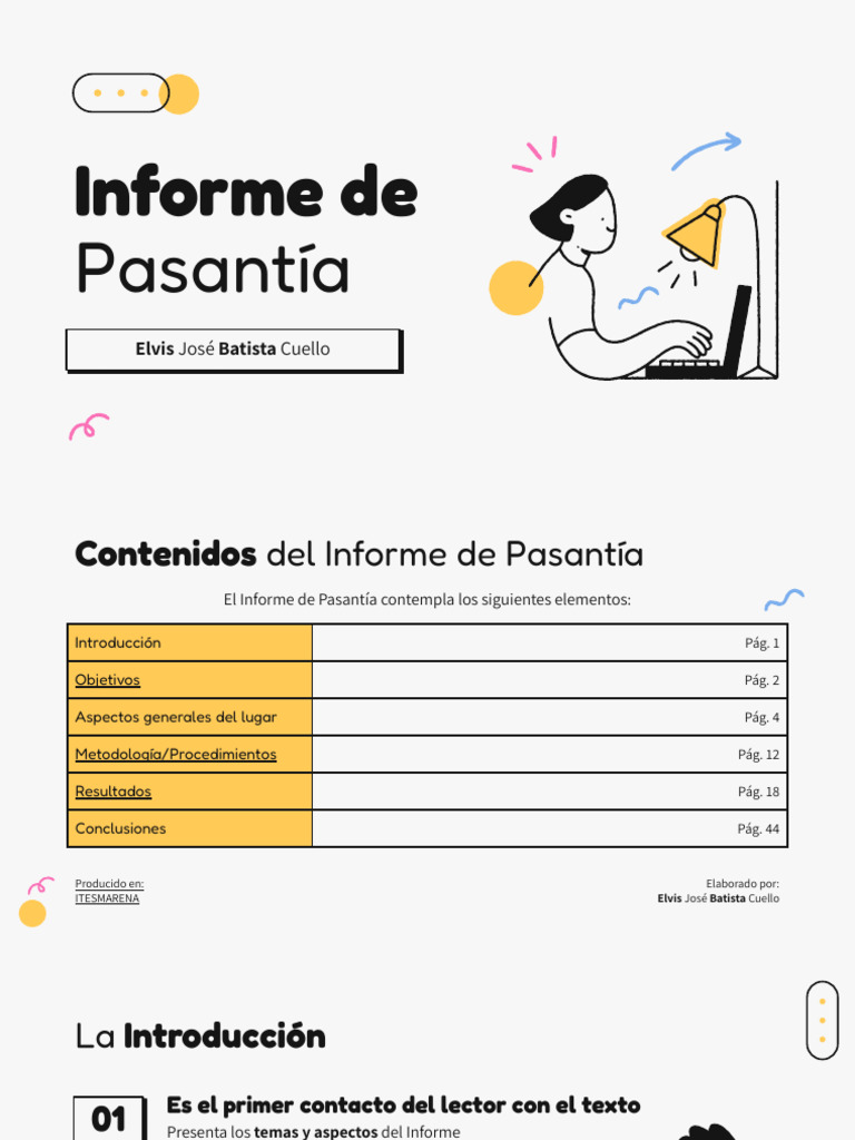 Informe de Pasantía | PDF