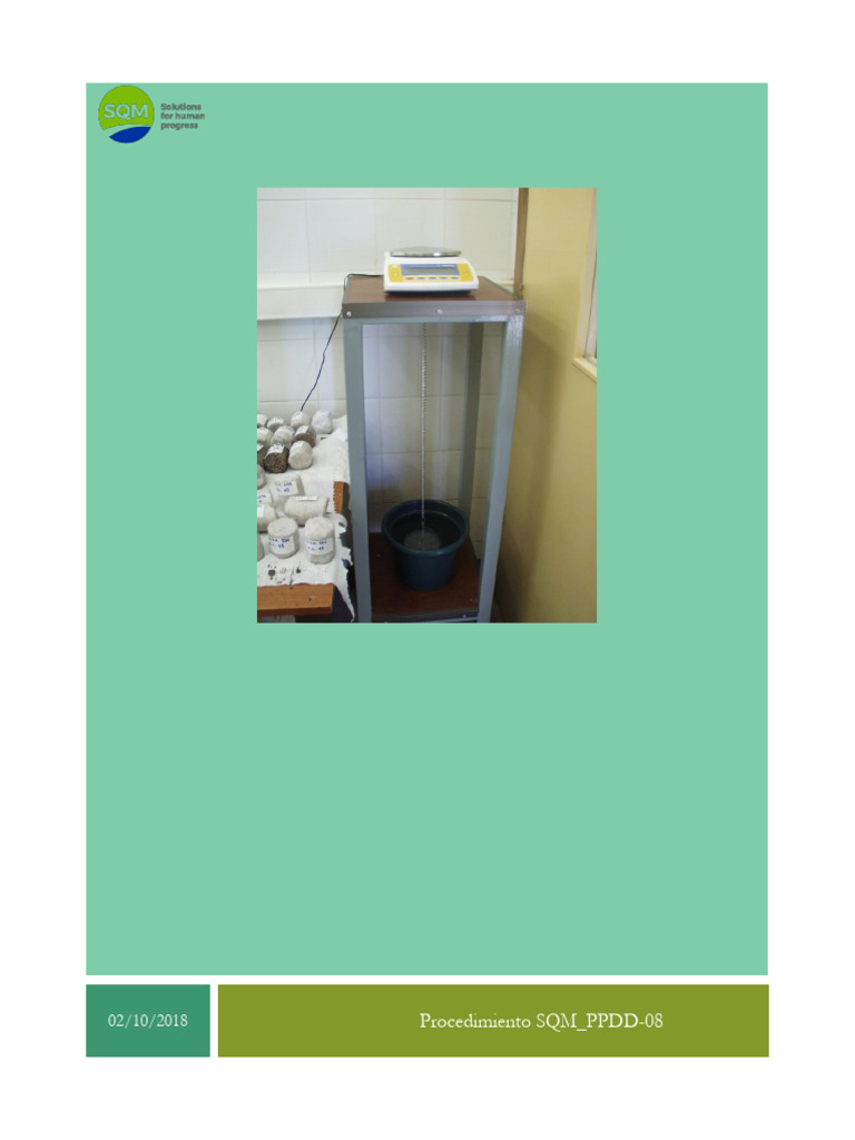 PPDD-08 - Procedimiento Densidad | PDF