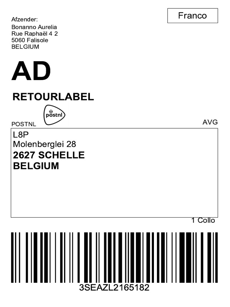 Retour Label 2 | PDF