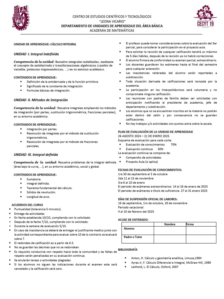 Encuadre C.I 2024-25 | PDF