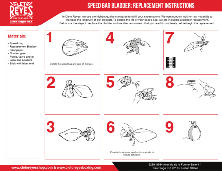 Speed Bag Bladder Replacement | PDF