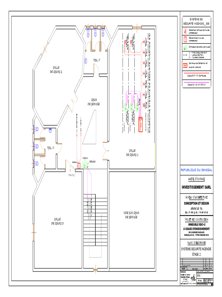 03 Electricite SSI - Plan Etage 2 | PDF