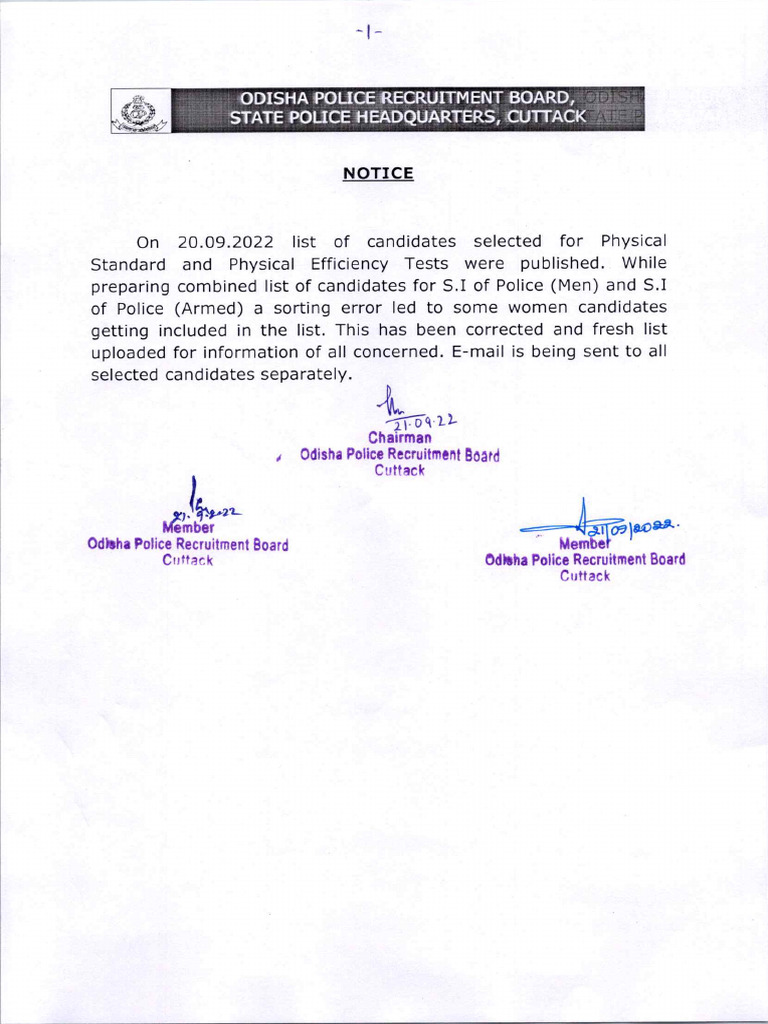 Notice OPRB 2018 | PDF