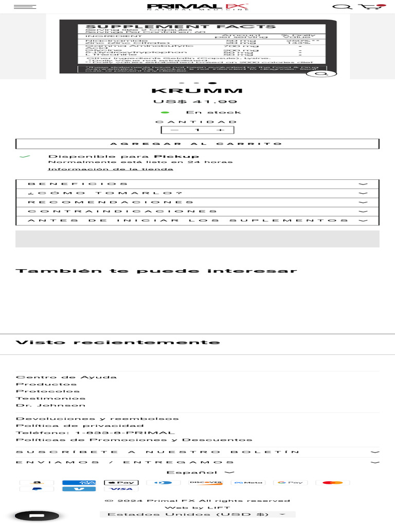 Krumm - Primal FX | PDF