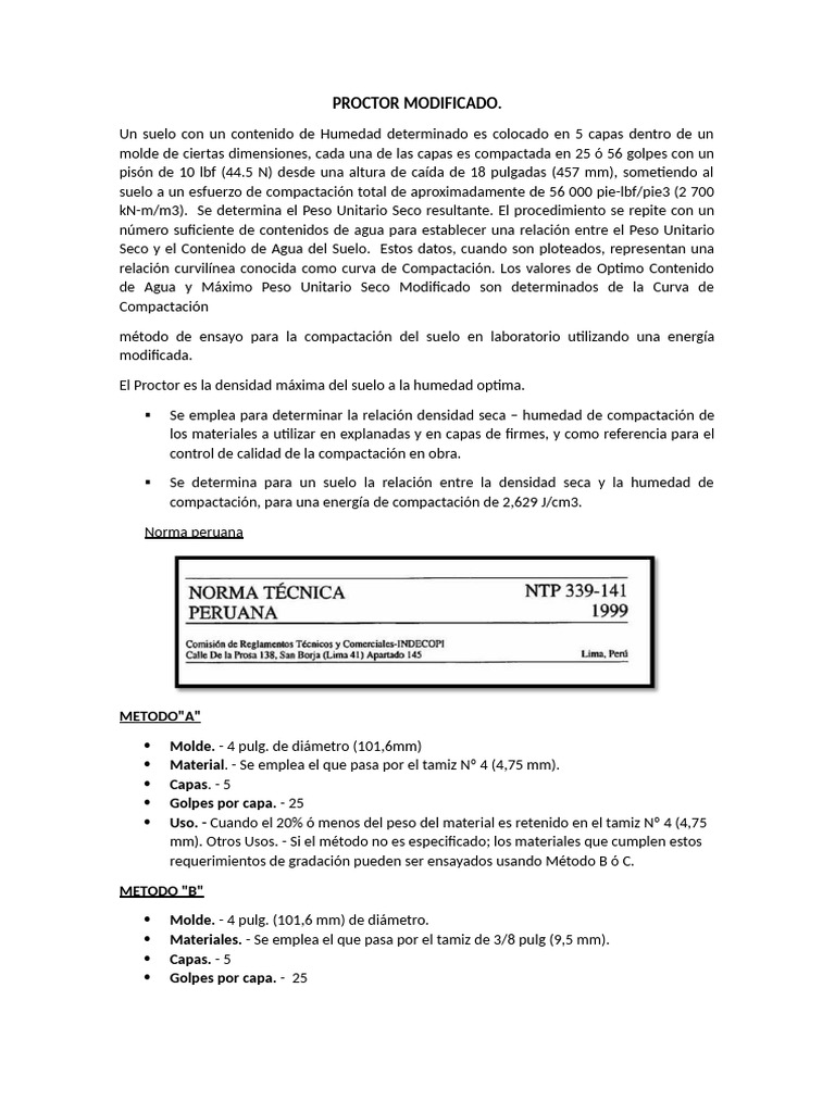 Proct. Modifi. CBR Caras Fractu. | PDF