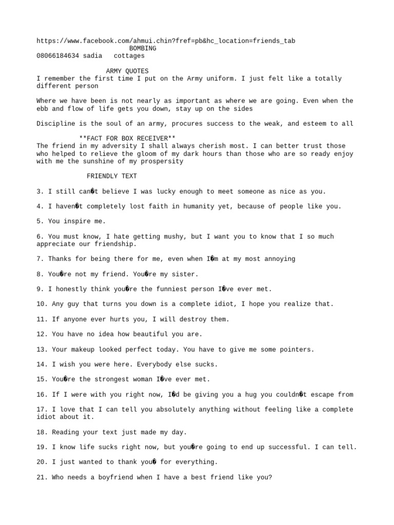 Friendship Bond | PDF